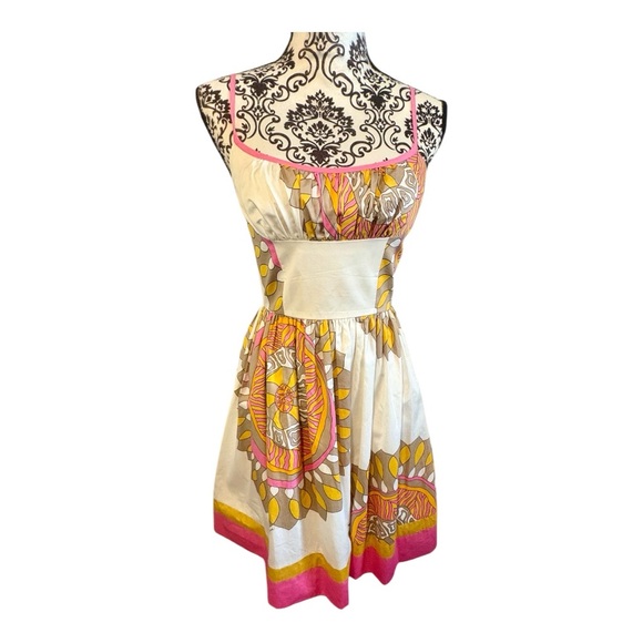 Trina Turk | Dresses | Trina Turk Colourful Print Cotton Dress | Poshmark